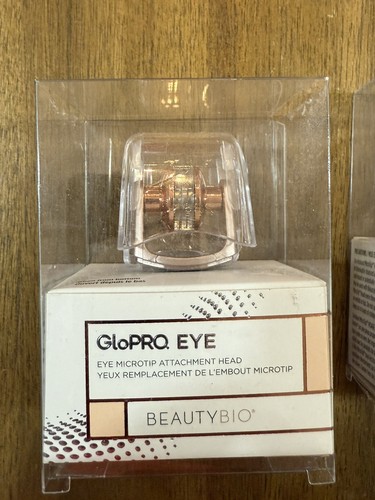 SET of 2 NEW In box BeautyBio GloPro EYE FACE Microtip Attachment Head ...