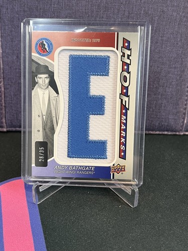 Andy Bathgate 2024-25 SP Game Used HOF Marks /35 #HOFM-AB New York ...