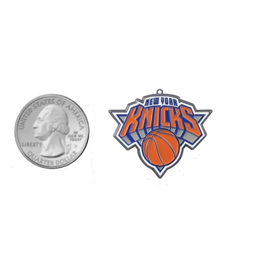 New York Knicks Team Logo Pendant Necklace on a 3mm Stainless-Steel ...