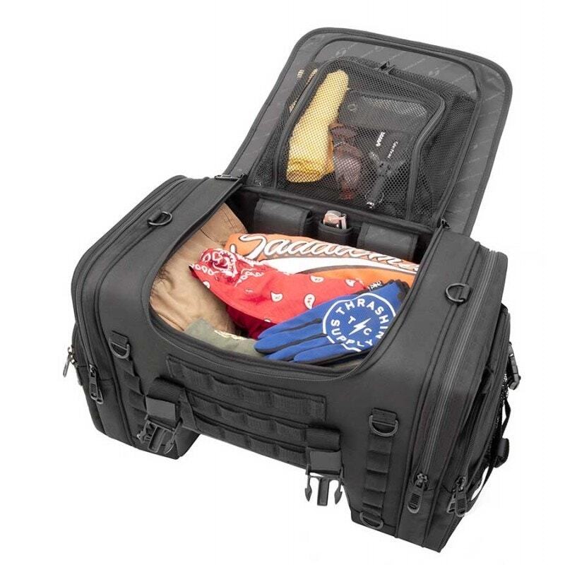 Saddlemen TS3200DE Tactical Deluxe Cruiser Tail Bag Saddlestow Harley ...