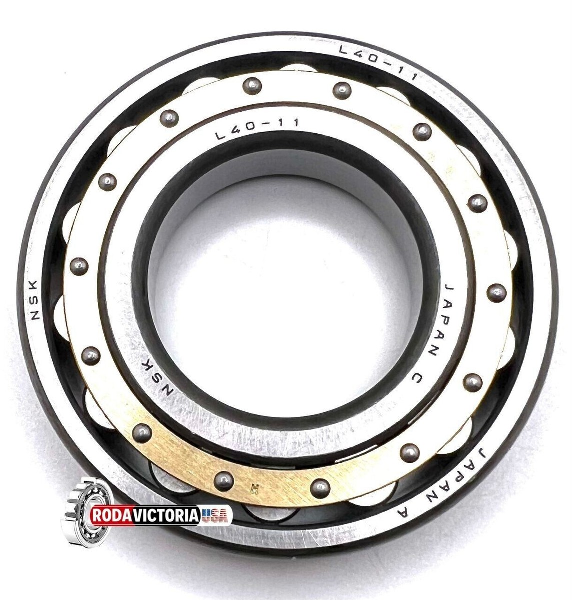 KAWASAKI KL650 92116-1064 CRANKSHAFT BEARING L40-11 NSK KAWASAKI KL650 92116-1064 CRANKSHAFT BEARING L40-11 NSK
