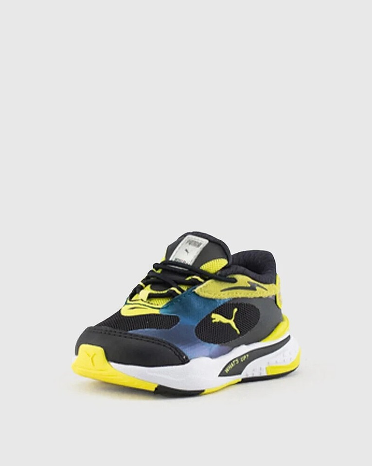 Puma RS Fast X Emoji Ac inf silver-Yellow-Black Toddler US Size 5c | eBay