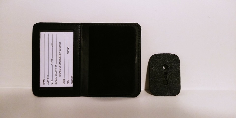 NYPD Officer's Friend Style Badge ID Wallet Case Holder W/Pin Badge | eBay