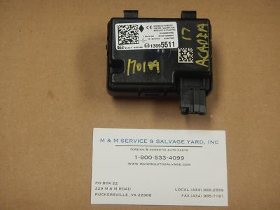 2017 GMC Acadia Keyless Receiver Control Module 13595511 NTO IIHS Test ...