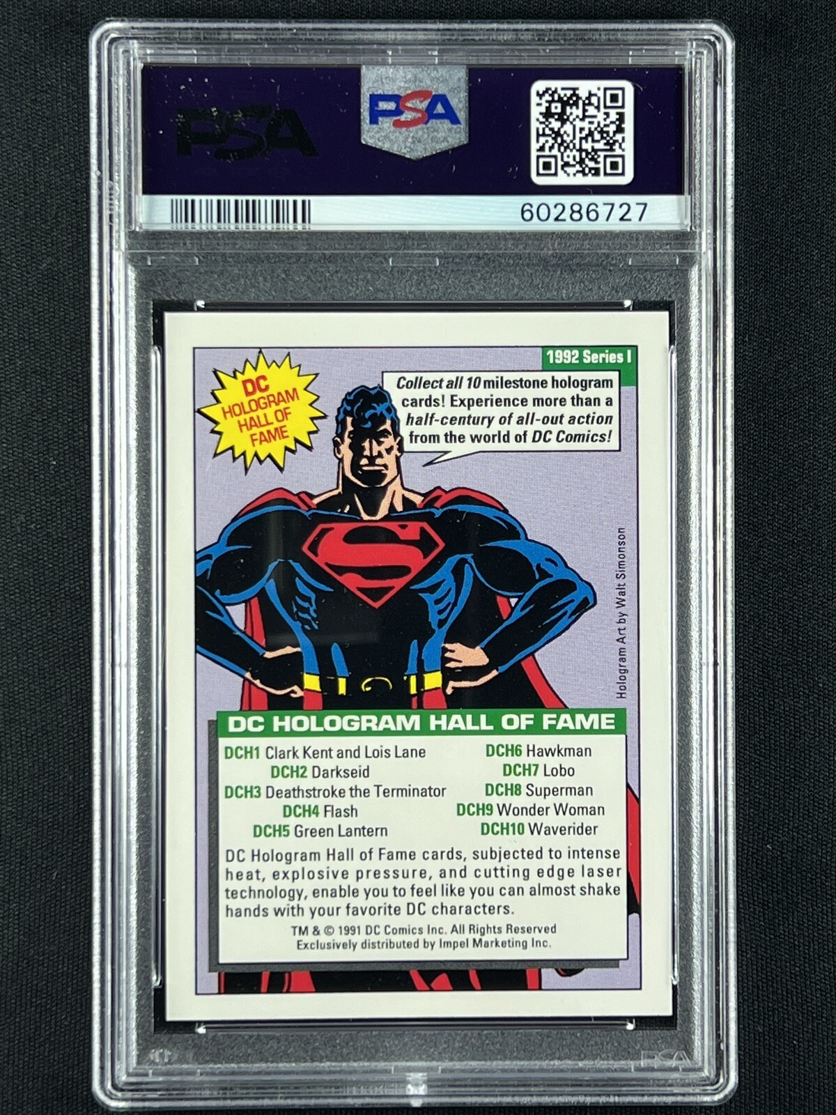 1992 DC Comics Cosmic Cards Hologram DCH4 Flash PSA 8 | eBay