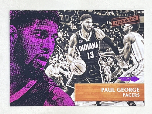 Paul George 2016-17 Panini Aficionado Artist's Proof Red (Purple) /99 ...