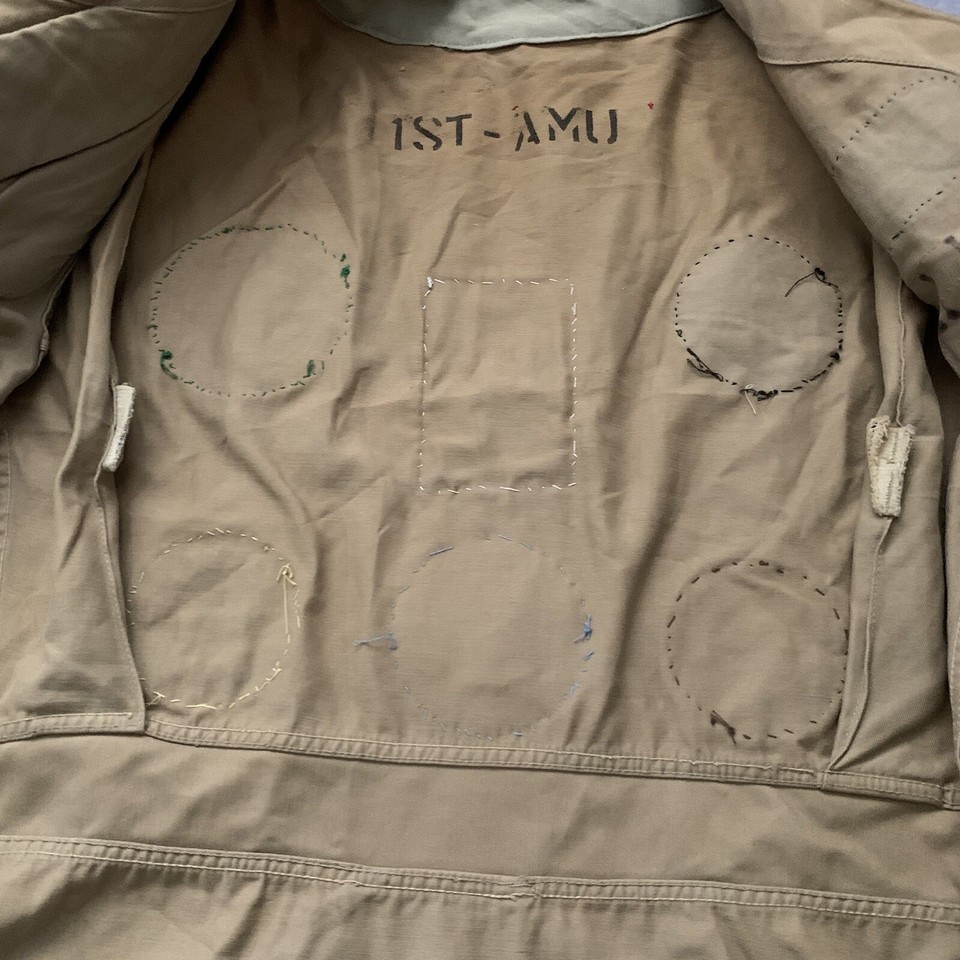 Vintage Padded Shooting Jacket Size M/L Patch NRA Rifle Skeet Olympic ...