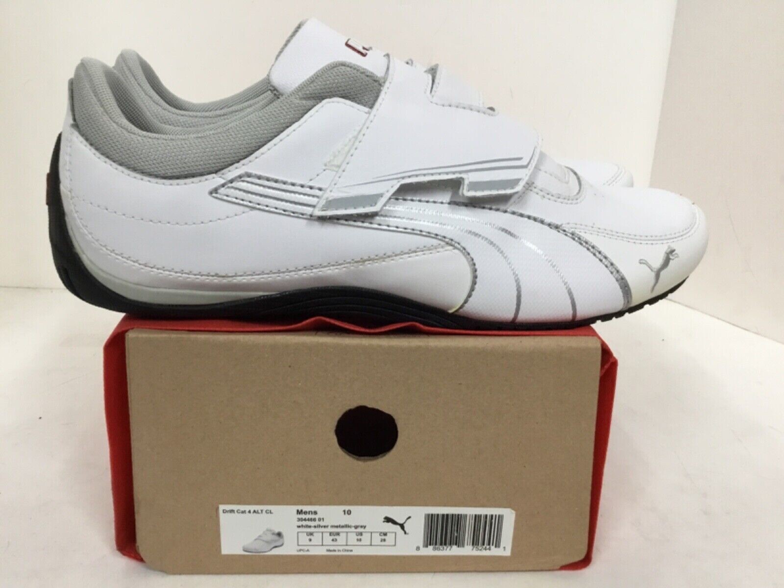 Puma Drift Cat 4 ALT CL 304466 01 Mens slip on shoe white/Never Worn ...