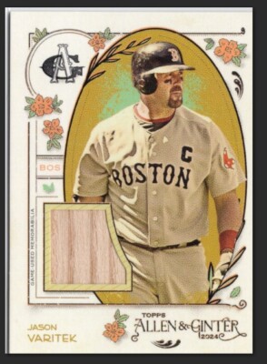2024 TOPPS ALLEN & GINTER Relic Card Jason Varitek #AGR-JVA | eBay