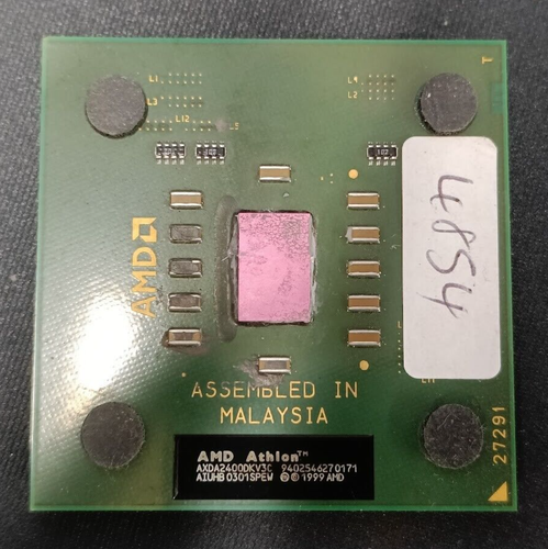 AMD Athlon XP 2400+ AXDA2400DKV3C 2.0GHz Thoroughbred Socket 462/A CPU ...