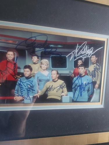 Star Trek Original Series Scoreboard Cast Crew Signed Photo 11x14 ...