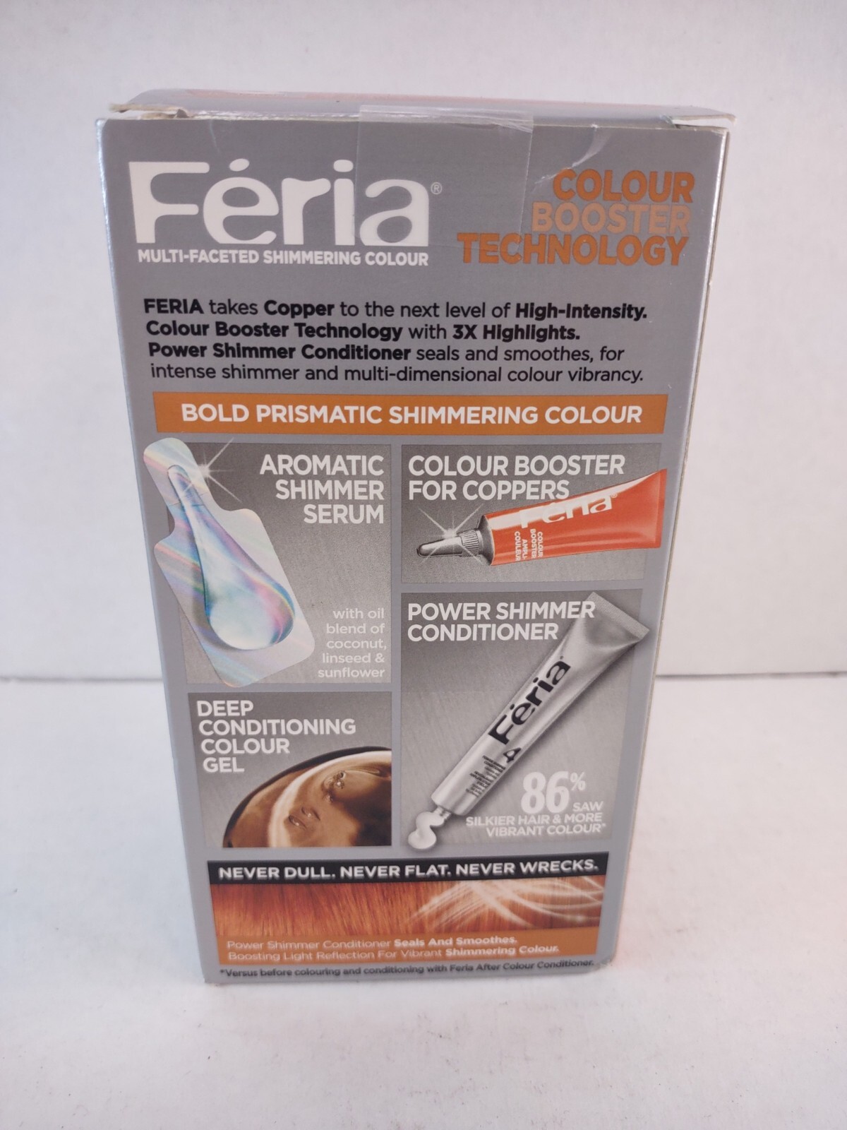 L'Oreal Paris Feria Shimmering Permanent Hair Dye Color C74 Copper ...