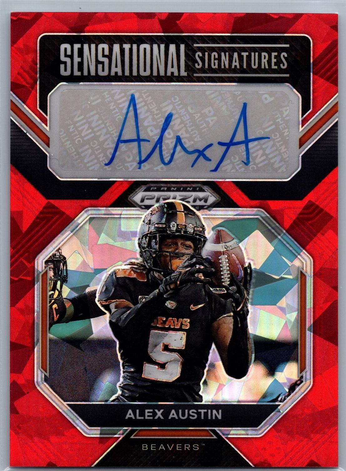 2023 Panini Prizm Draft Picks - Sensational Signatures Alex Austin #SS ...