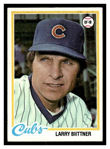 1978 Topps #346 Larry Biittner - Chicago Cubs | eBay