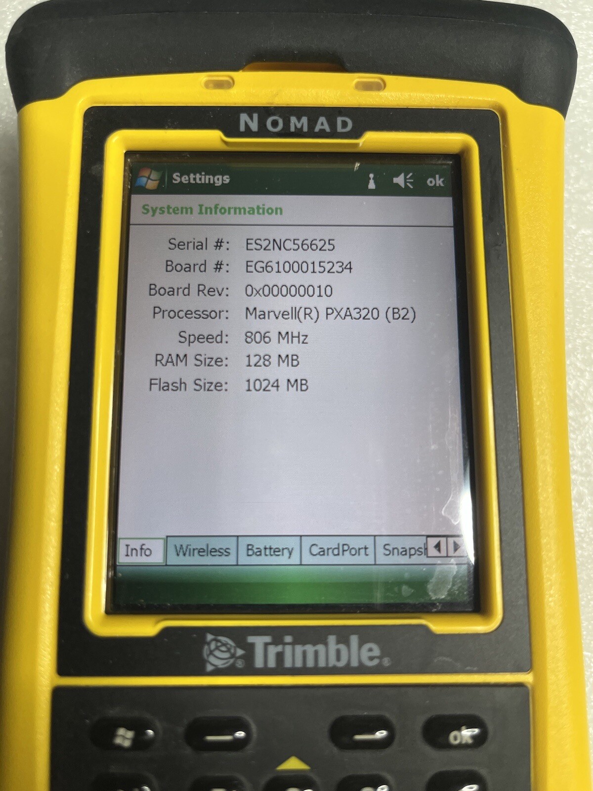 Trimble Nomad 6gb Data Collector N324 for sale online | eBay