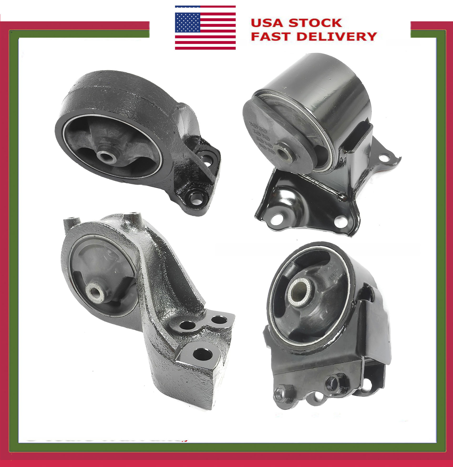 Set 4 Engine Motor & Auto Trans Mount For Hyundai Sonata Kia Optima 2 ...