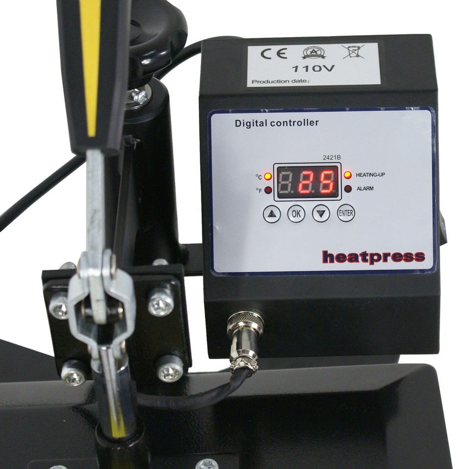 12 X 10 Digital Clamshell T SHIRT HEAT PRESS HEATPRESS TRANSFER MACHINE ...
