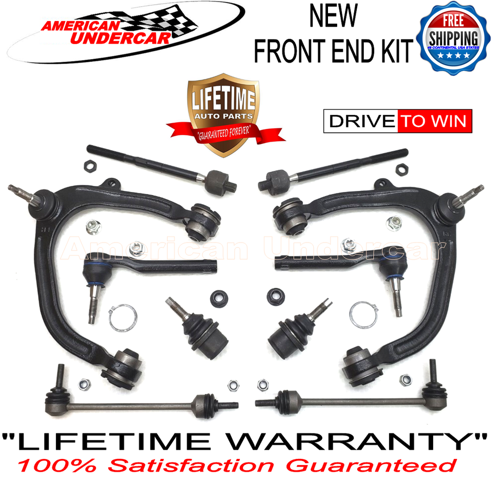 Lifetime Control Arm Ball Joint Tie Rod Kit Ford Raptor F150 SVT 10 ...