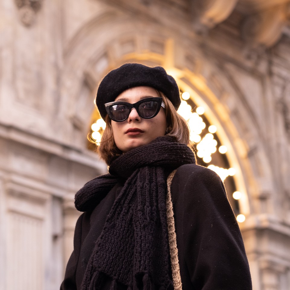 Classic French Style Beret Fashion Stylish Cap Hat Chic Parisian Wool ...