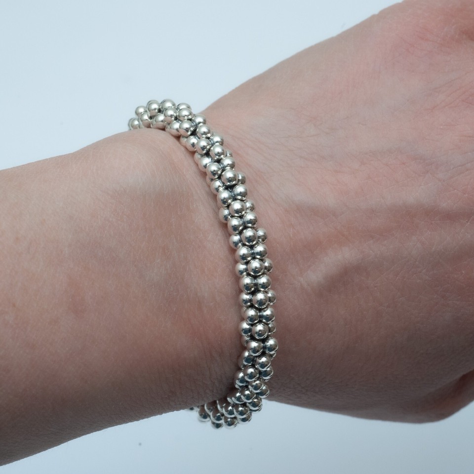 LAGOS New Signature Caviar Bold Caviar 7mm Rope Bracelet Sterling ...