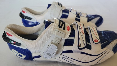 SiDi Genius 6.6 SP Carbon Vent sole White/Blue Sz 47 EU / 12 US | eBay