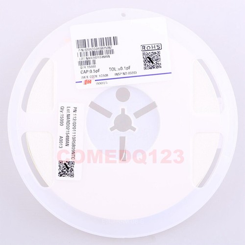 15000PCS/Reel 0201 0.5pF 25V NPO/C0G ±0.1pF 0201CG0R5B250NT FH ...