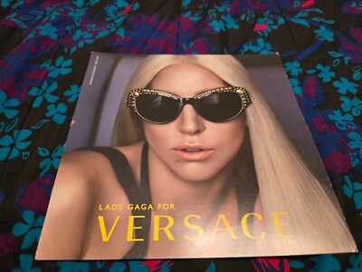 LADY GAGA - VERSACE - ORIGINAL IN-STORE DISPLAY CARD - 10" x 10" | eBay