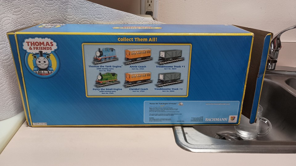 AS IS Bachmann Trains Thomas and Friends Clarabel Coach G Scale 97002 ...