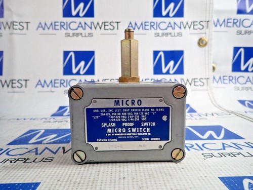 MICRO SWITCH OPA-Q SPLASH PROOF SWITCH | eBay