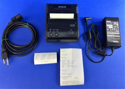 Epson TM-P80 Model M316D BT Thermal Printer w/Power adapter, AC Cord ...