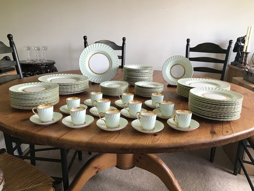 TIFFANY CHINA SERVICE 1940'S FOR 12 SOMERSET MINTON ONLY SET FOR 12 ...