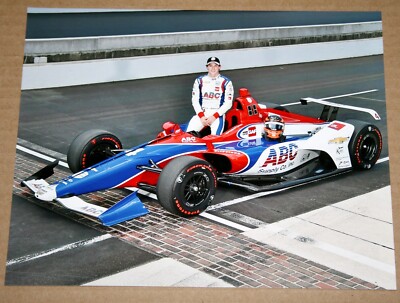 Matheus Leist 8x10 Photo 2019 Indianapolis 500 #4 AJ Foyt Racing Chevy ...