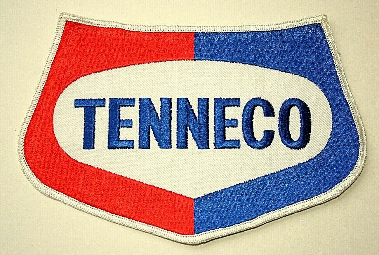 Tenneco Oil & Gas Service Station Large Back of Jacket Cloth Patch New ...