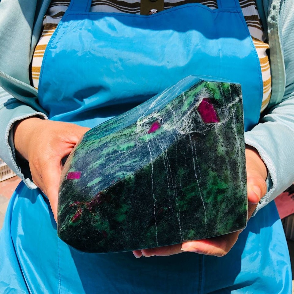 7.83LB Natural crystal Red-Green Gem Specimen Healing | eBay