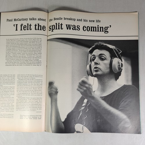 Vintage Life Magazine April 16, 1971 Paul and Linda McCartney Beatles ...
