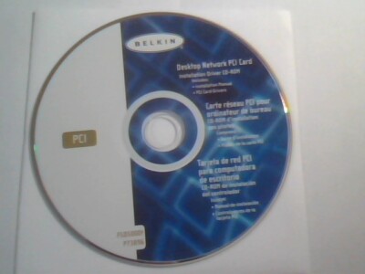 CD - Belkin Desktop Network PCI Card - installation driver F505000 ...