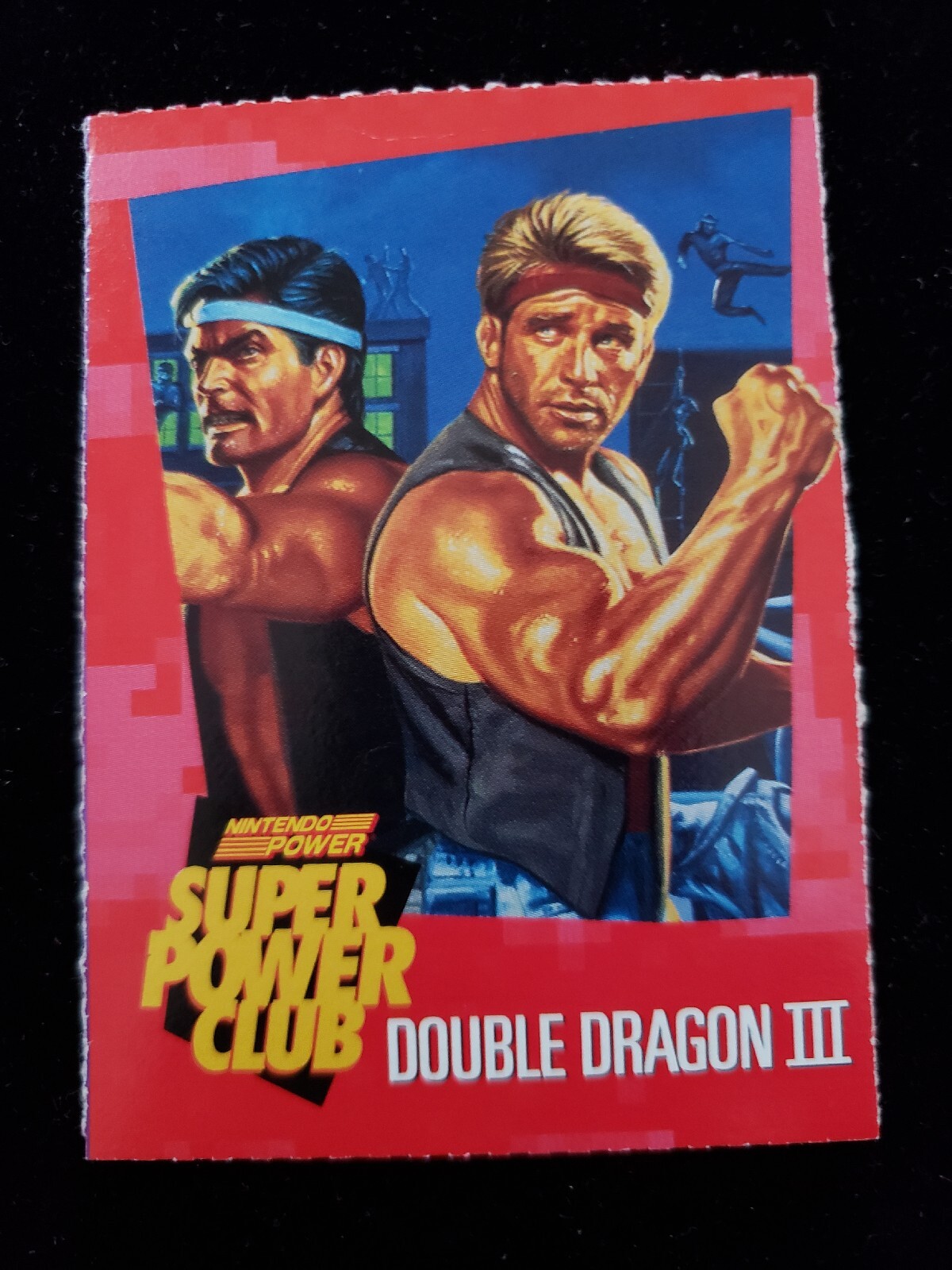 Nintendo Power Super Power Club Magazine Card #19 Double Dragon III | eBay