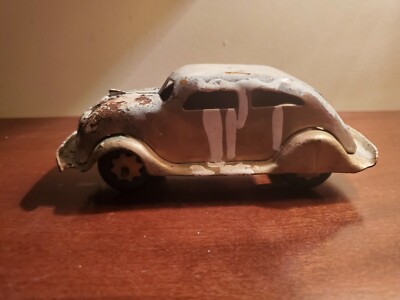 Vintage 1930s 1940s Rare Metal Diecast Car Toy | eBay