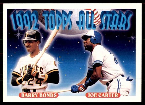1993 Topps Barry Bonds/Joe Carter Baseball Cards #407 | eBay