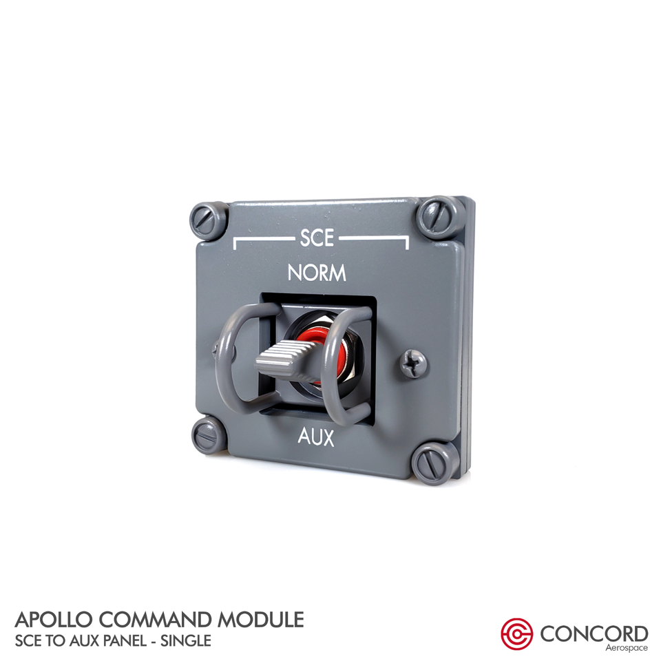 APOLLO COMMAND MODULE SINGLE SWITCH PANEL - SCE TO AUX REPLICA ...