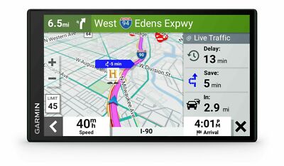 Garmin DriveSmart 76 Voice Assist 7" GPS w/ Traffic & Lifetime Maps 010 ...