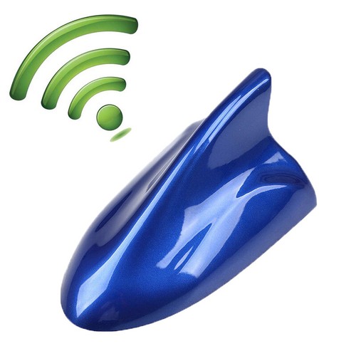 Blue Roof Antenna Aerial SHARK FIN CONVERSION Kit For Mini Cooper R50 ...