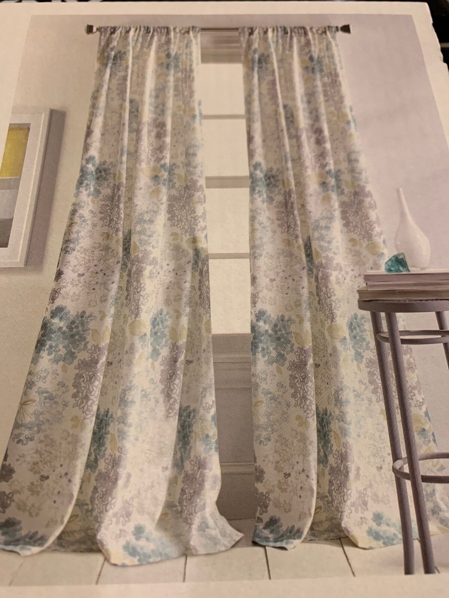 Yellow And Teal Curtains