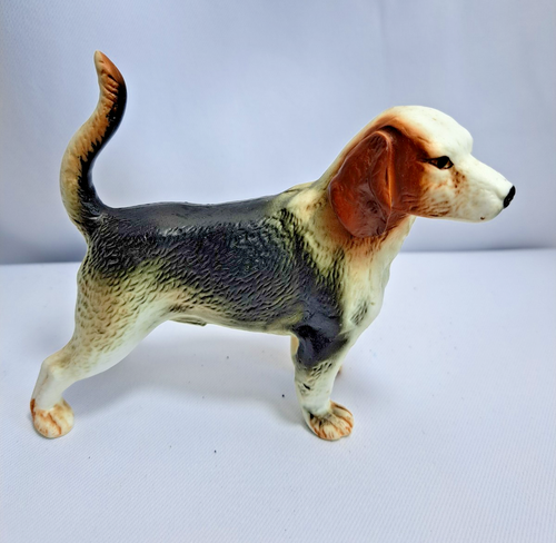 Beagle Vintage Collectible 4.5" Ceramic Figurine - small gift idea Pre ...