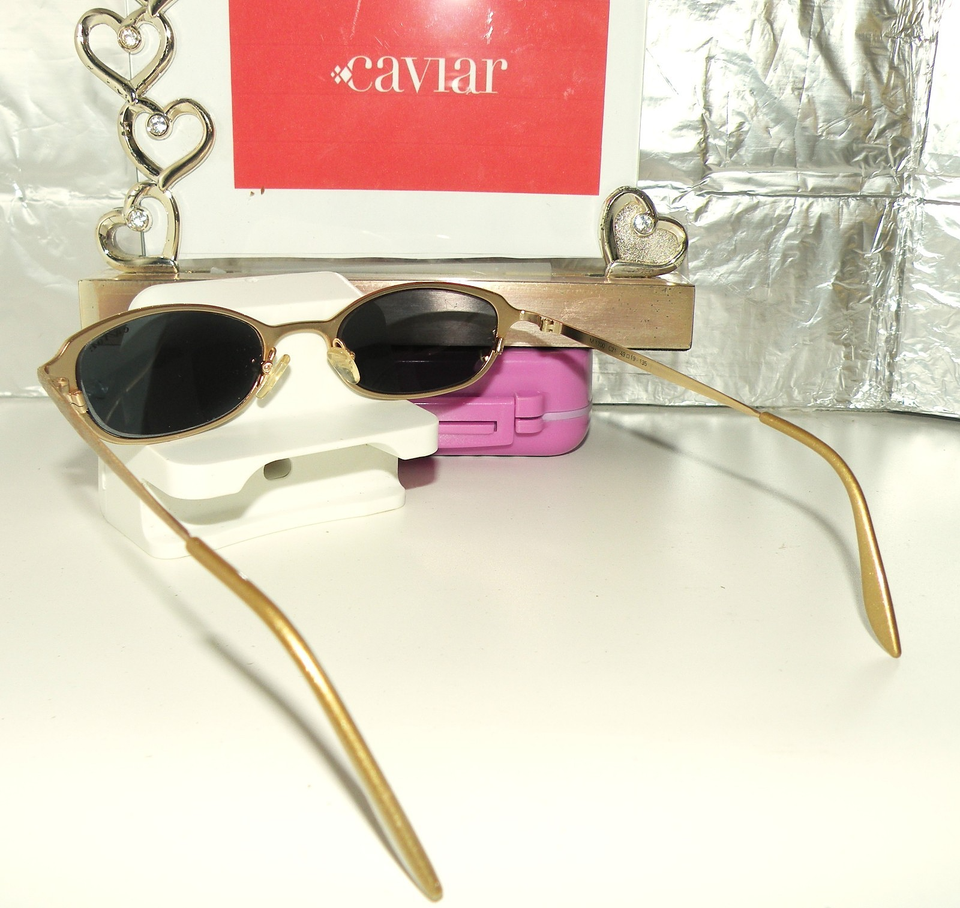 VTG NOS/NEW CAVIAR M 1700 C21 ITALIAN GLASSES W/ SWAROVSKI CRYSTALS BOX ...