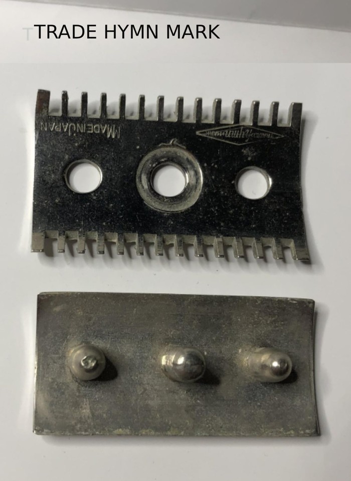 Vintage Cased Safety Razor Early Japan.Stamped with HYMN Trade Mark ...