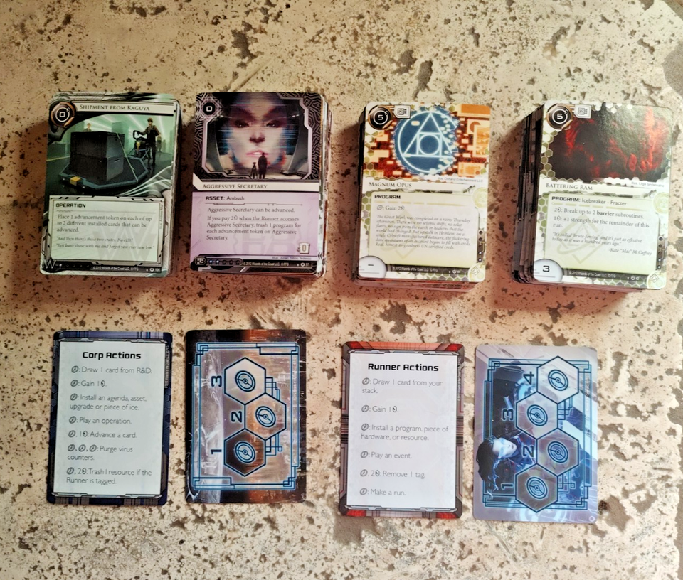 Android 2012 Netrunner The Card Game Replacement Cards | eBay