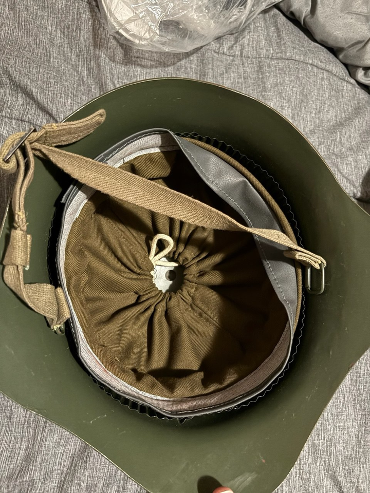 Russian Repro M36 Helmet Camo WW2 Green Army Military Metal Soldier ...