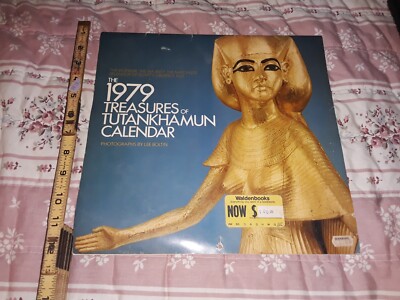 Vintage 1979 King Tut Calendar Touring Treasures | eBay