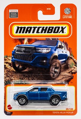 2024 Matchbox #35 Toyota Hilux Pickup SATURN BLUE | FSC | eBay